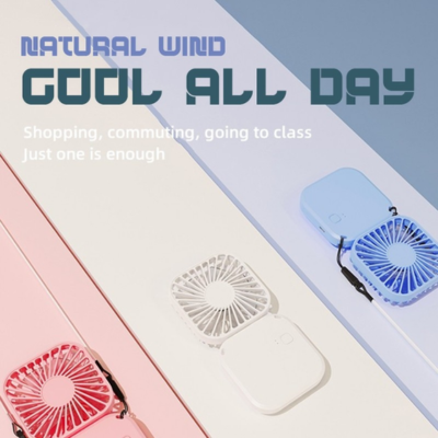 05153 Foldable Portable Mini Fan 3 Speed Gear 180° Vertical Rotating ...
