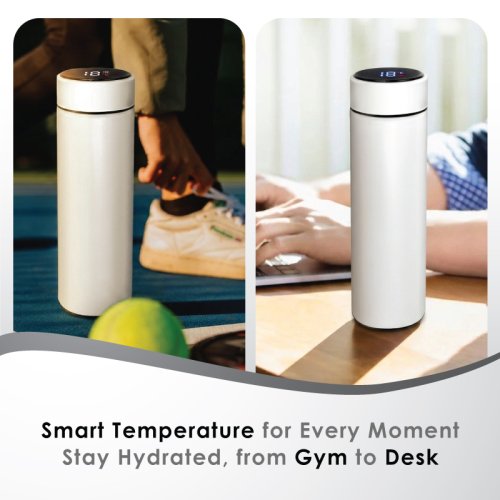 BS07009 Wood Texture _Stainless Steel Thermos Flask 500ml with LED-Full ...